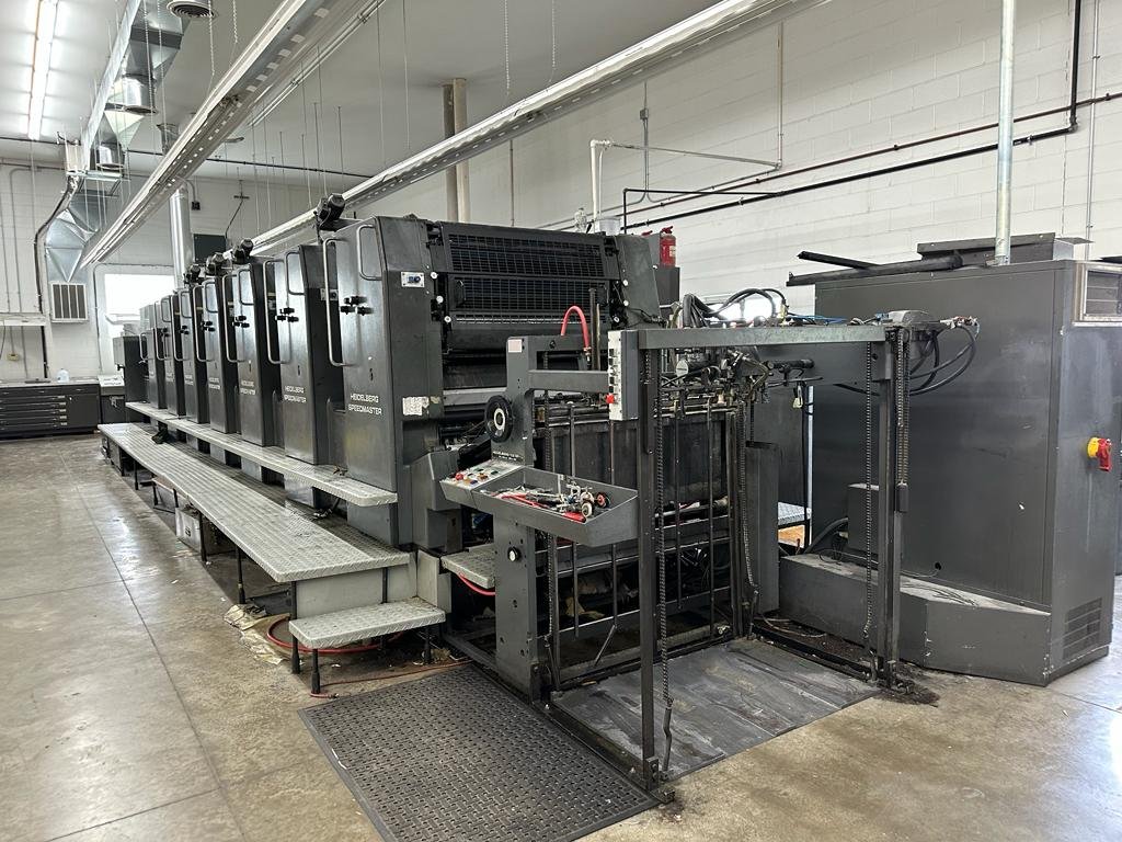 HEIDELBERG SIX COLOR PRESS PLUS COATER MODEL : SM102 SPL