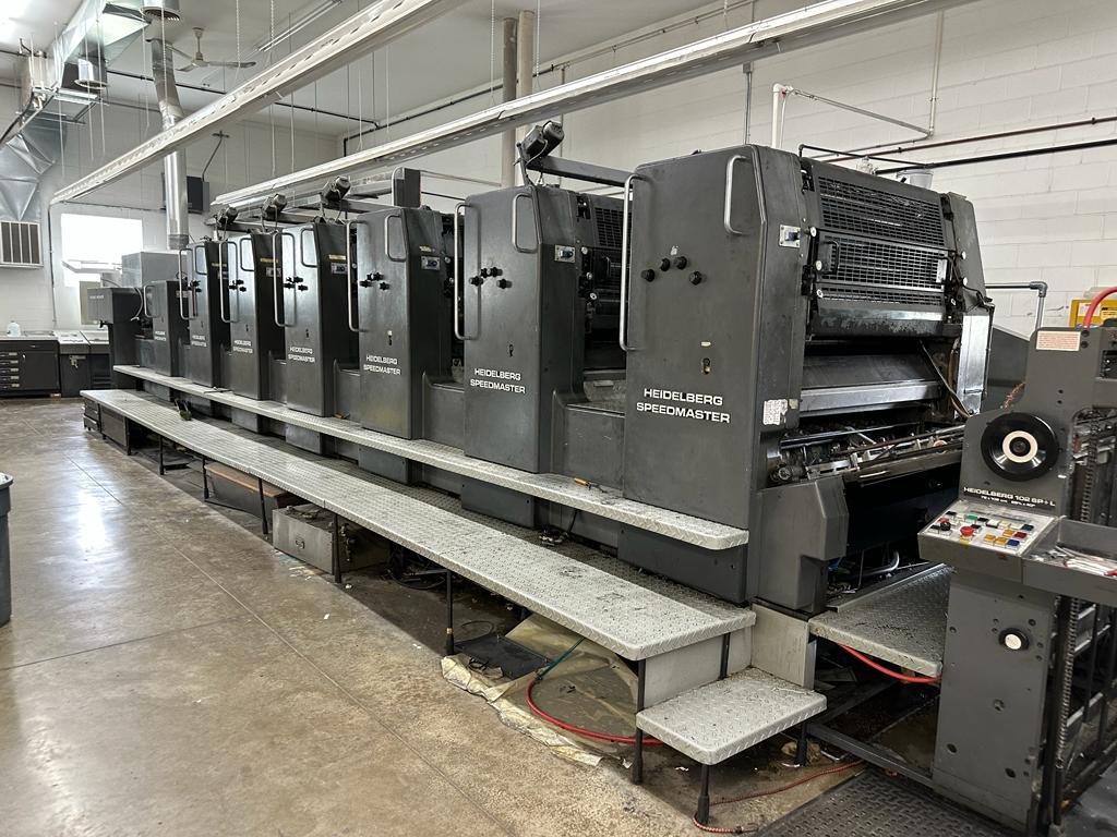 HEIDELBERG SIX COLOR PRESS PLUS COATER MODEL : SM102 SPL